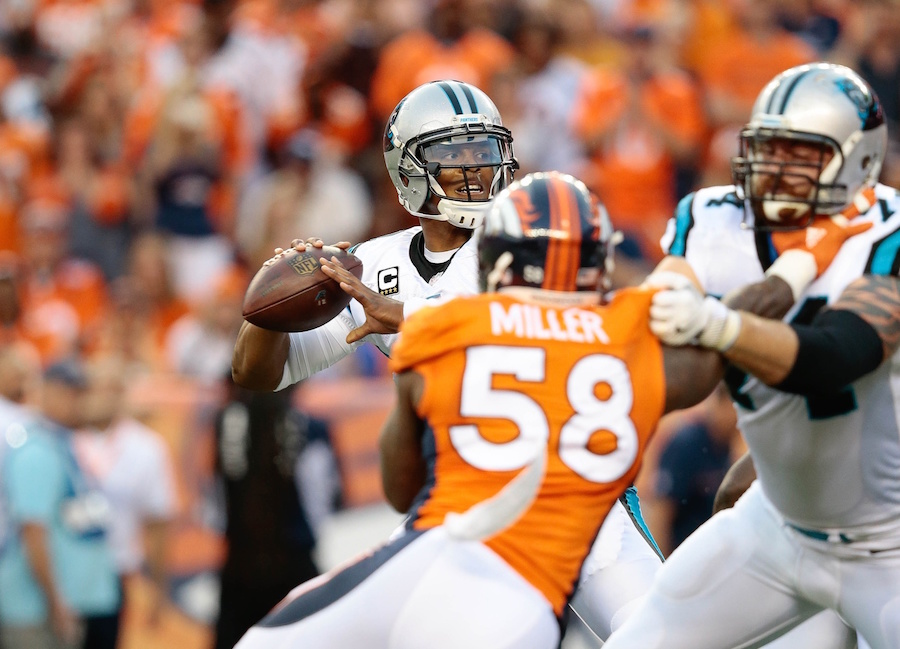 WATCH: Von Miller sacks Cam Newton on critical third down WATCH: Von Miller sacks Cam Newton on critical third down