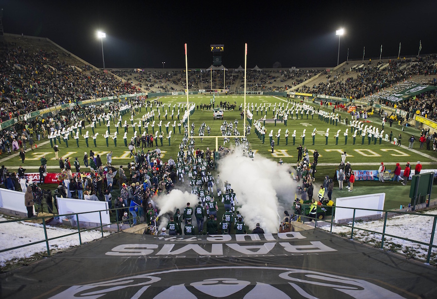 Rams honor Hughes Stadium with bowl-clinching victory
