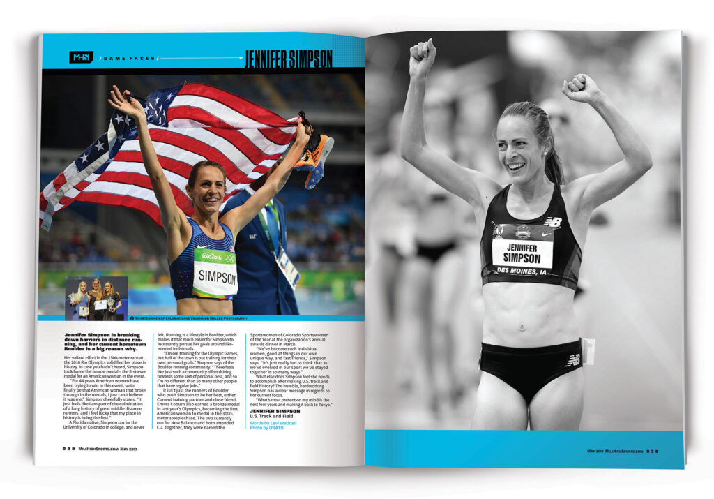 Game Faces: Jennifer Simpson, USA Track & Field - Mile High Sports