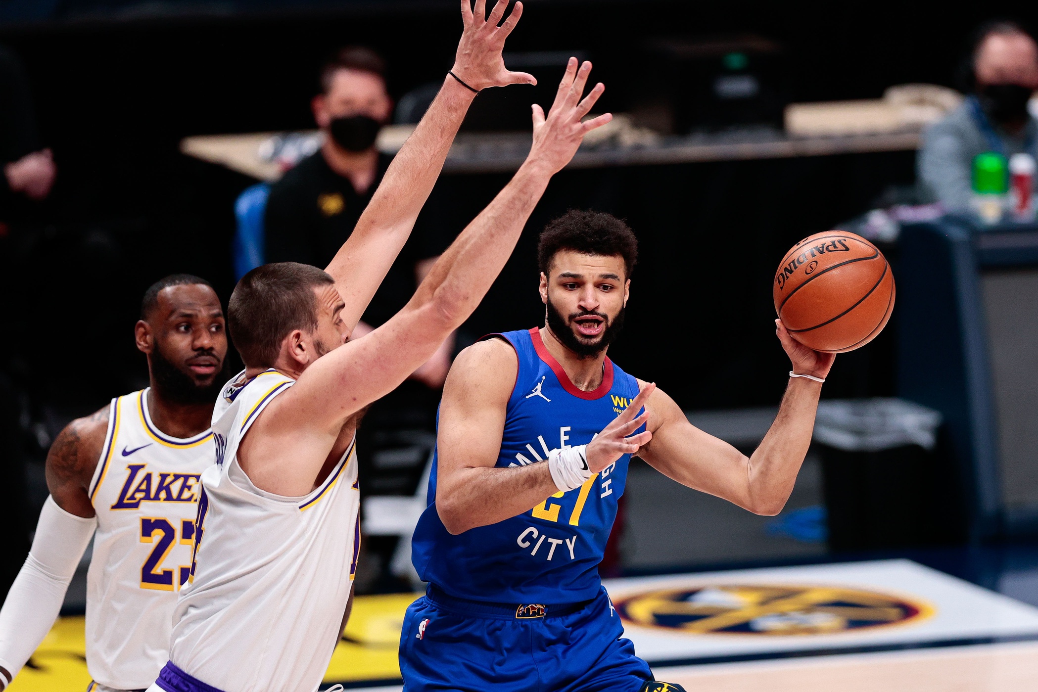 Nuggets fire on all cylinders to take down the defending champs - Mile ...