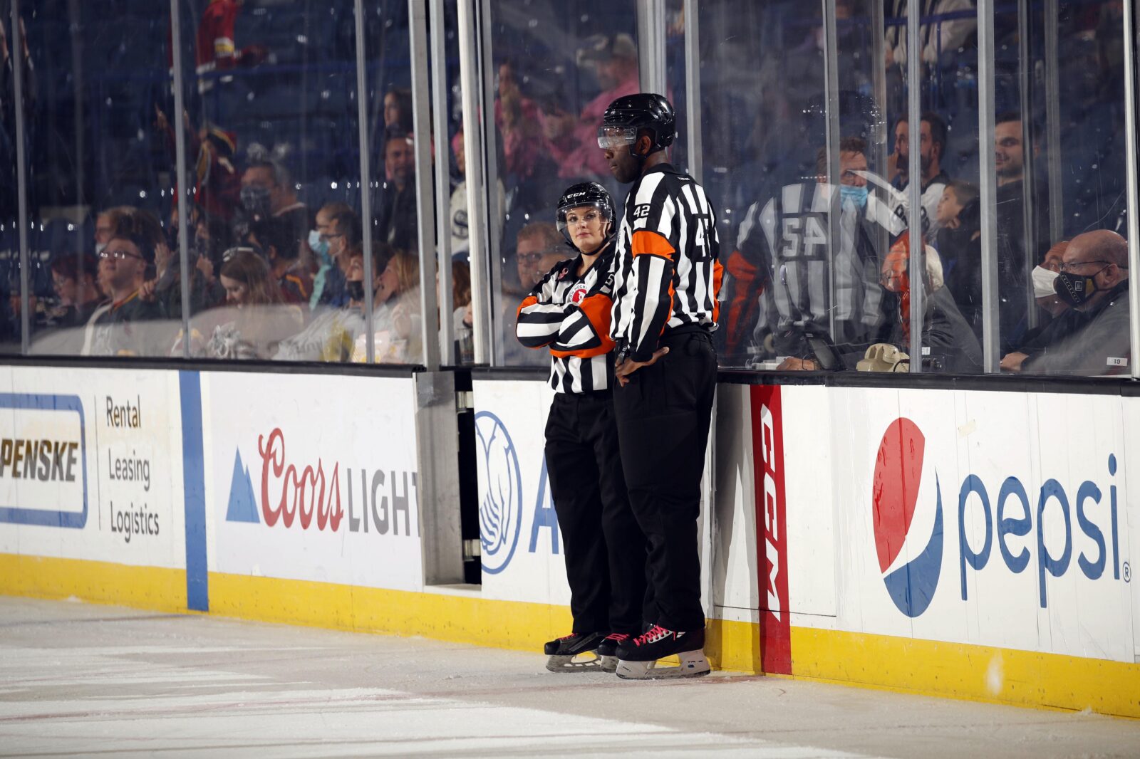From NHL Ice Girl to AHL referee, Colorado native Samantha Hiller is ...