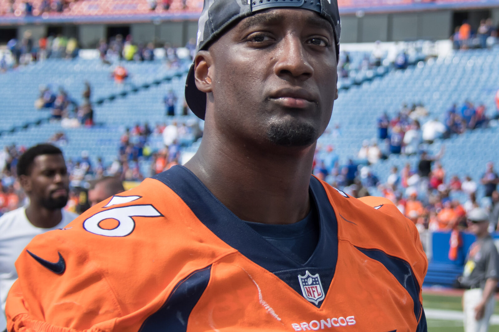 Broncos tackle Calvin Anderson is determined to protect his quarterback ...