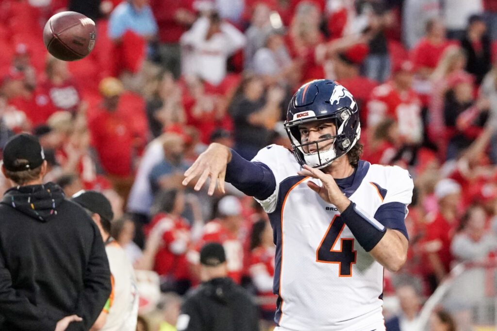 Jarrett Stidham becomes the Broncos QB1 under the brightest of ...