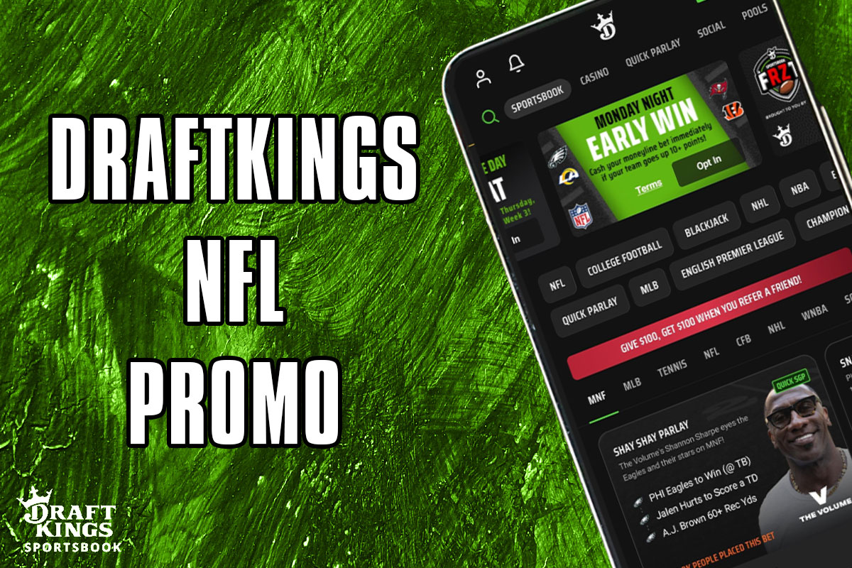 DraftKings NFL Promo: Bet $5, Win $150 Bonus for Steelers-Browns TNF ...