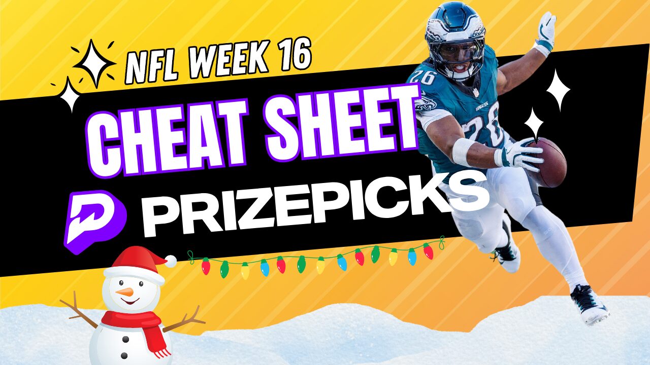 PrizePicks Cheat Sheet NFL Week 16: Top Picks & Hit Rates - Mile High ...