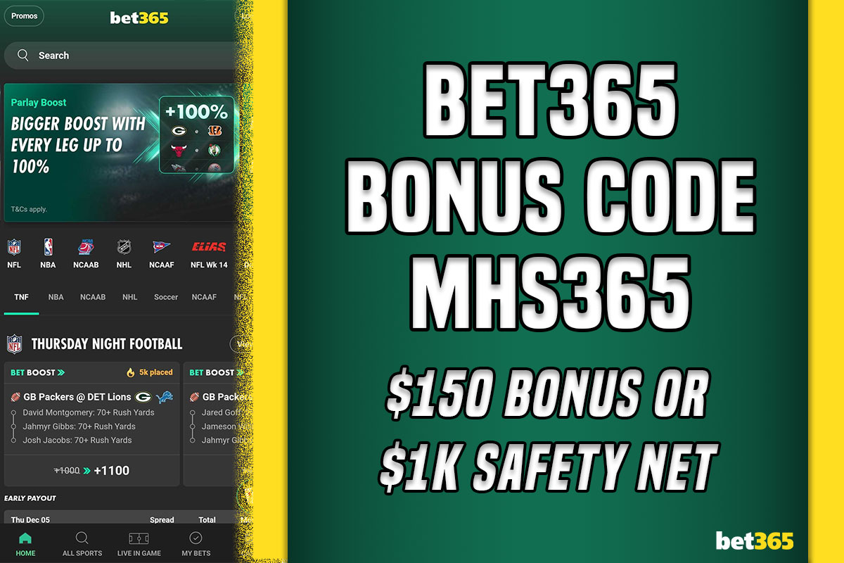Bet365 Promo Code MHS365: Grab $150 Welcome Bonus for NBA, NHL - Mile ...