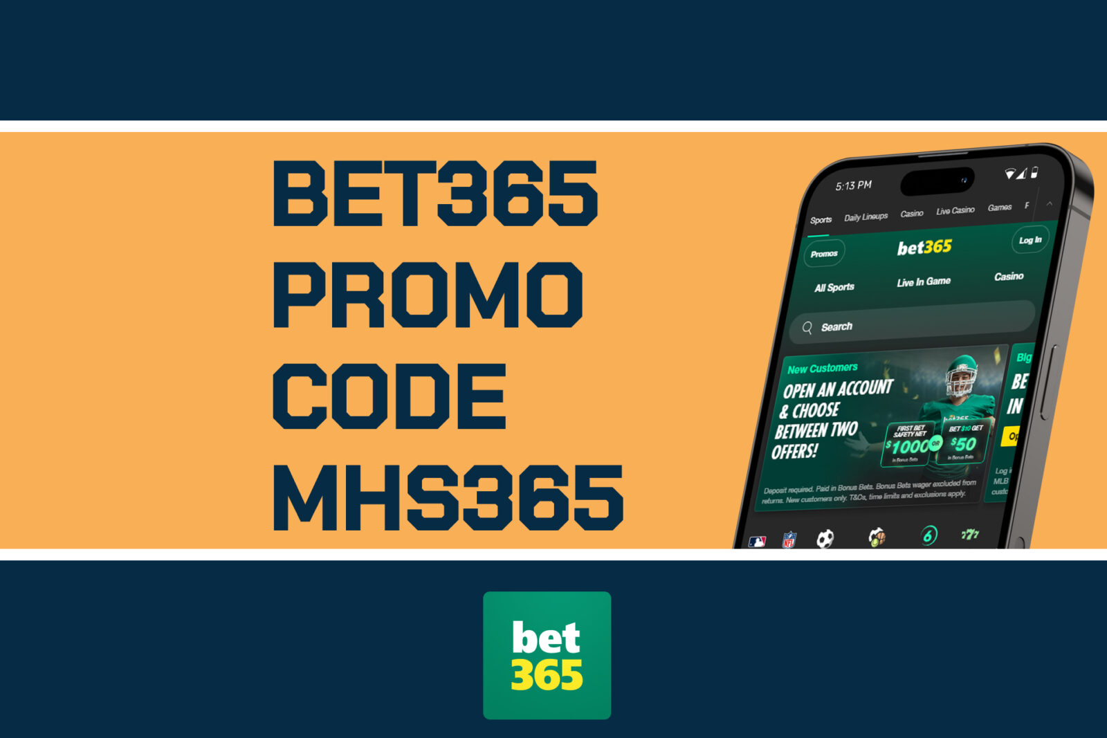 Bet365 Promo Code MHS365: Bet on NFL Week 1 With $300 Bonus ...Middle East