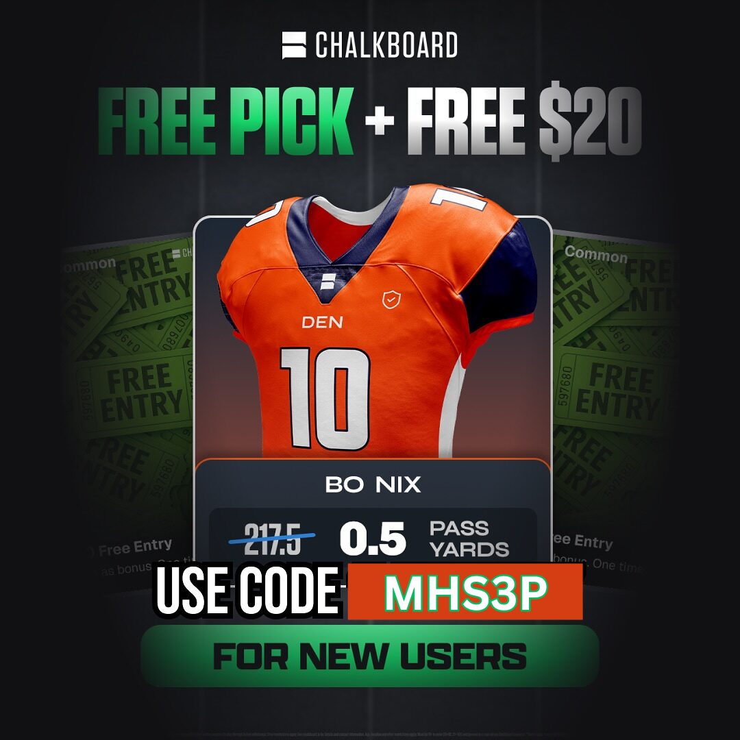 Chalkboard Promo Code: Get A 100% Deposit Bonus and 5000x Multipliers - Mile High Sports